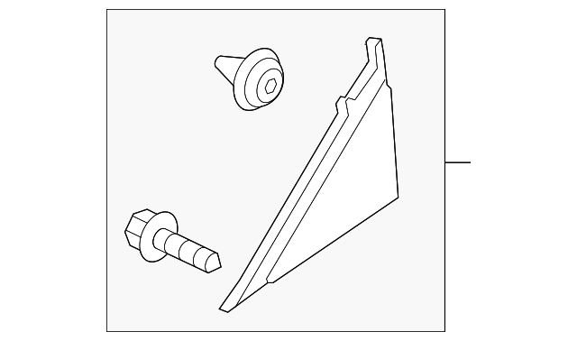 2015-2019 Hyundai Sonata Corner Trim 86180-C1100 | QuirkParts