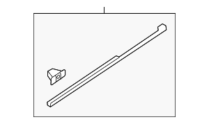 2015-2017 Hyundai Sonata Trim Molding 87771-C1000 | QuirkParts
