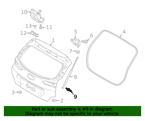2018-2024 Hyundai Strut Tower Ball Stud 81163-C7000 | HyundaiParts.Online