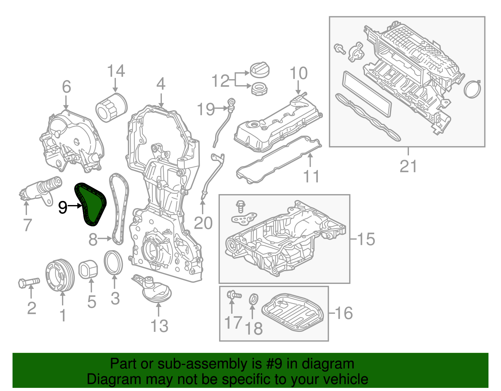 2010-2020 Nissan Chain 15041-3TA2A | Nissan Parts Central