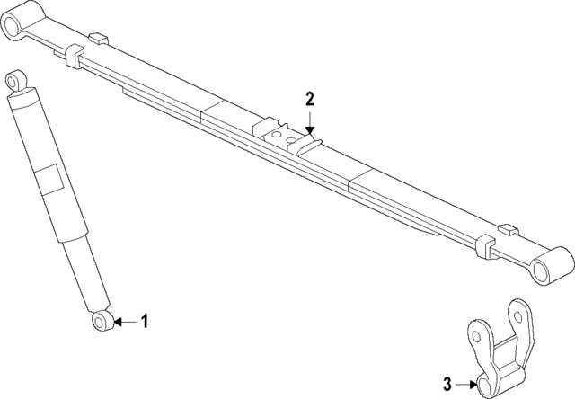 2021-2022 Ford F-150 Leaf Spring ML3Z-5560-P | OEM Parts Online