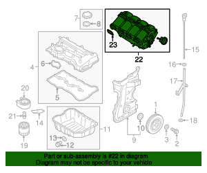 Genuine Intake Manifold for 2011-2016 Hyundai | Part# 28310-2G700 ...
