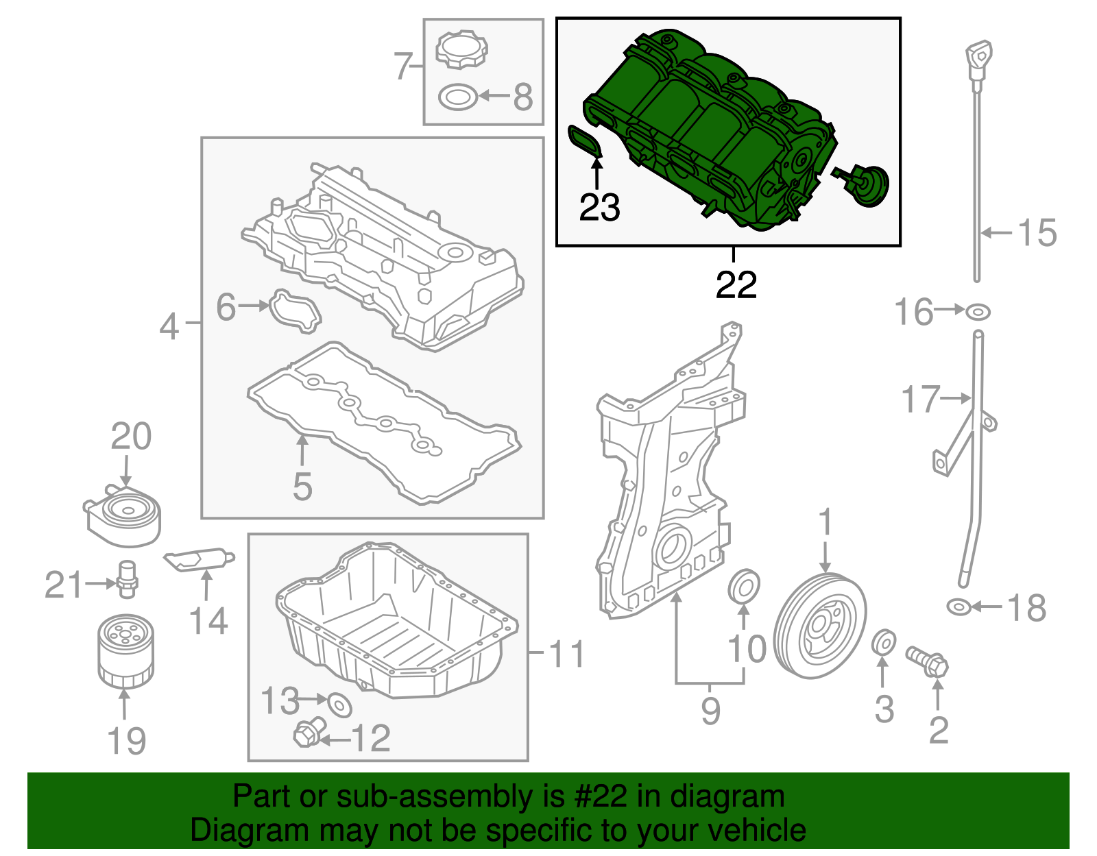 Genuine Intake Manifold for 2011-2016 Hyundai | Part# 28310-2G700 ...