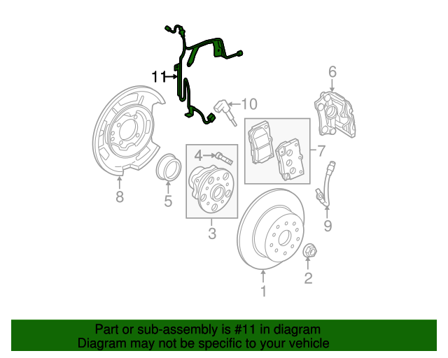 89516-22010 - ABS Sensor Wire 2006-2013 Lexus | Longo Lexus Parts