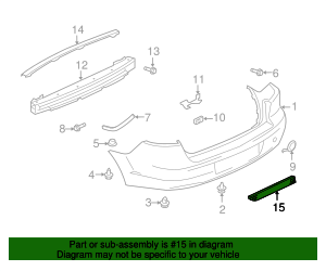 8355A039 - Reflector 2008-2017 Mitsubishi | Mitsubishi Direct Parts