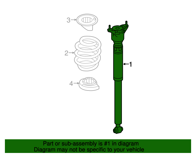 156-320-02-31 - Shock Absorber 2015-2020 Mercedes-Benz ...