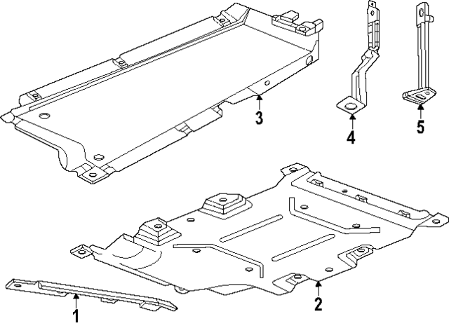 2024 Chevrolet Silverado EV Rear Bracket 86533227 GM | GMPartsDirect.com