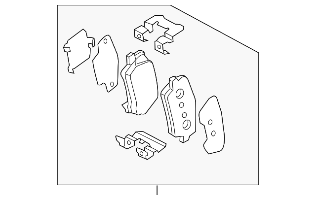 2016-2021 Hyundai Tucson Rear Pads 58302-D3A00 | OEM Parts Online
