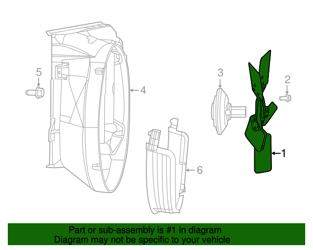 2009-2019 Mopar Fan Blade 55056947AA | TascaParts.com