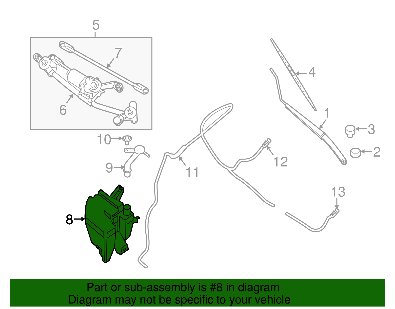 2017-2019 Nissan Sentra Washer Reservoir 28910-4AF0A | Temecula Nissan ...