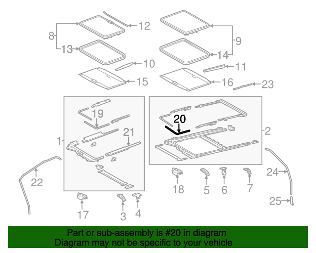 63223-08030 - Drive Cable - 2011 Toyota Sienna | Sparks Parts