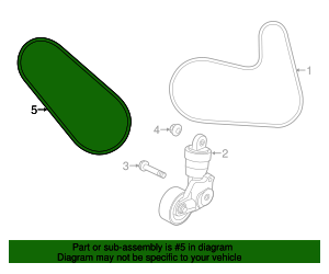 2014-2021 Mazda Water Pump Belt PY01-15-908 | OEM Parts Online