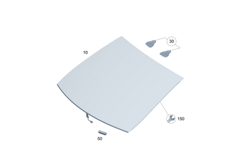 Windshield for 2024 Mercedes-Benz EQS 450 SUV | Mercedes-Benz USA Parts