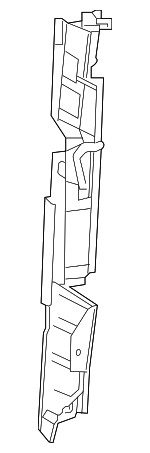 2019-2024 GM Driver Side Radiator Air Baffle 23390797 GM ...