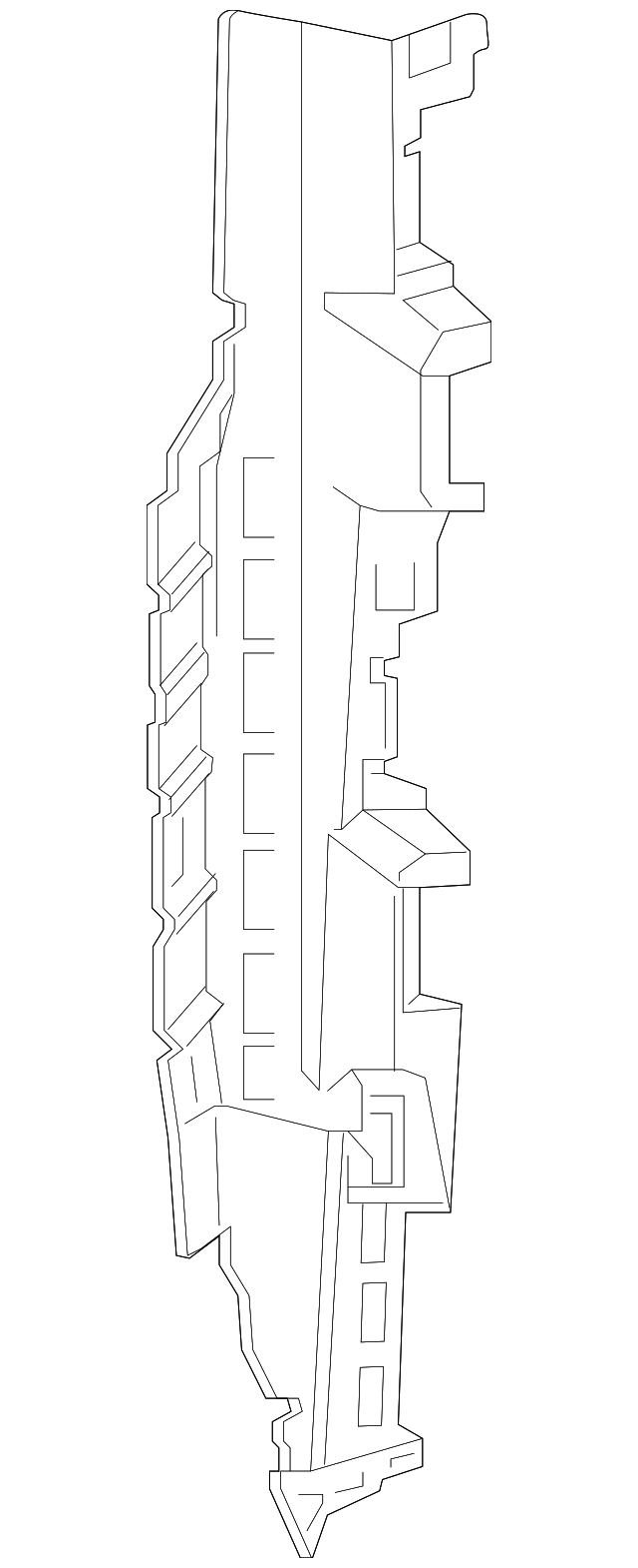 2019-2024 GM Passenger Side Radiator Air Baffle 23390794 GM ...