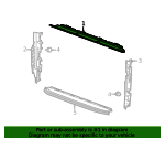 2019-2024 GM Radiator Air Upper Baffle 23390788 | GM Parts Center