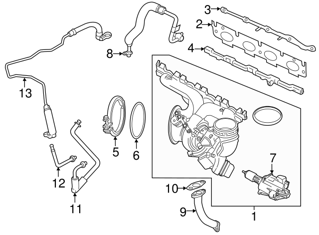 2016-2019 BMW Coolant return line 11-53-8-687-749 | AutoNation Parts