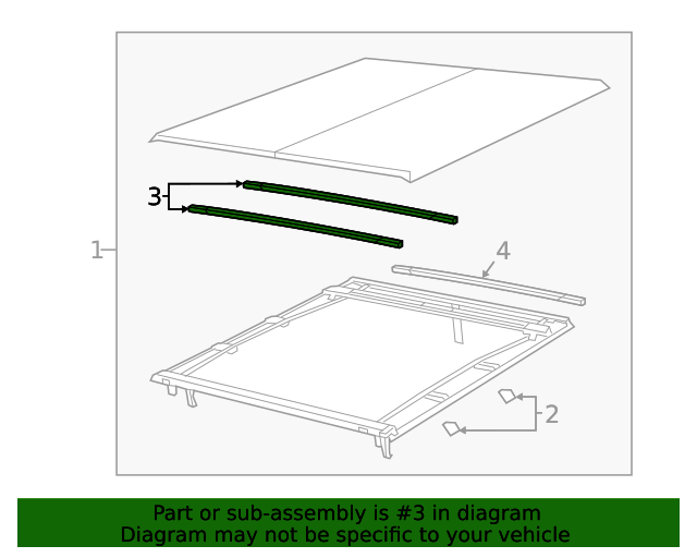 2020 Jeep Gladiator Bow 68466064AA | TascaParts.com