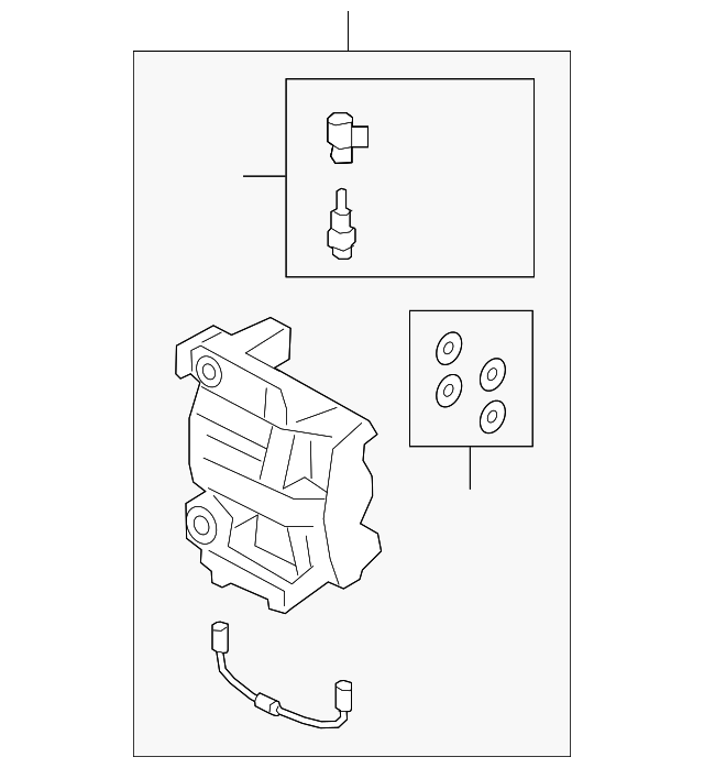 Genuine Porsche Disc Brake Caliper for 2019-2023 Porsche Cayenne | OEM ...