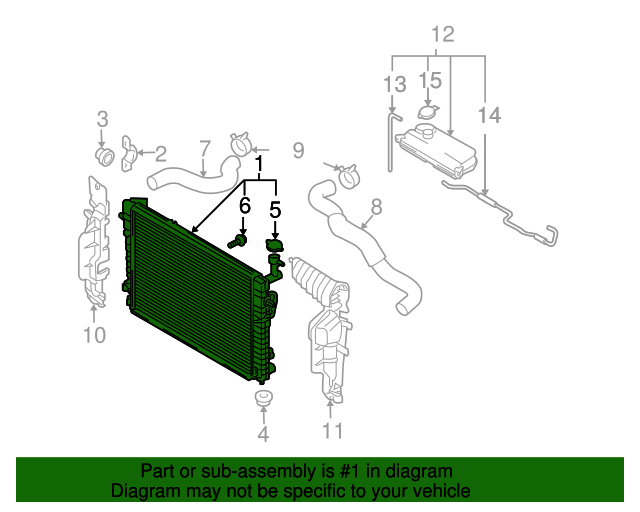 2005-2009 Hyundai Tucson Radiator Assembly 25310-2E450 | OEM Parts Online