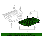 2019-2024 GM Underbody Skid Shield 23385004 GM | GMPartsDirect.com