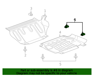 2019-2023 GM Skid Plate U-Nut 11602086 | Auto Parts Express
