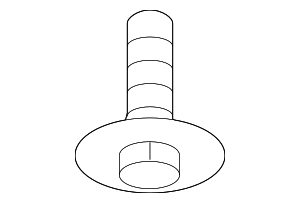 2019-2024 GM Radiator Support Splash Shield Bolt 11602140 | Chevy Parts ...