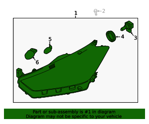 26060-5RL4A - Composite Assembly 2018-2020 Nissan Kicks | Nissan Parts ...