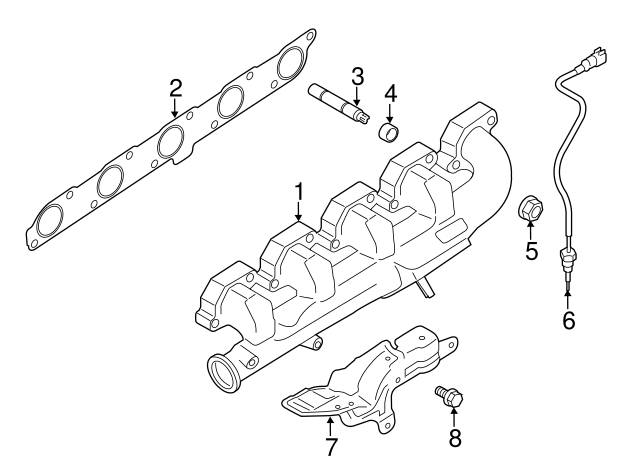2015-2019 Ford Temp Sensor CC1Z-12B591-E | OEM Parts Online