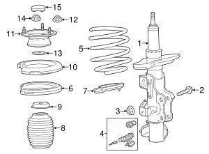 84427191 GM Front Driver Side Suspension Strut Assembly | GM Parts Store