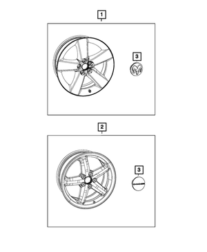 2014-2017 Dodge Forged Aluminum Wheel Kit 82213089 | Mopar Estores
