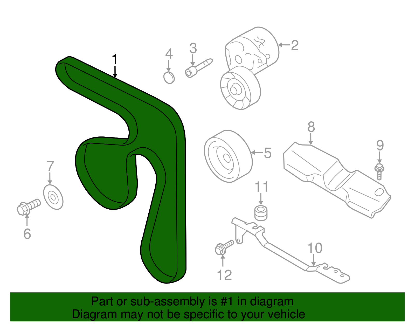 2014-2018 Subaru Serpentine Belt 23780AA130 | Subaru Parts Store
