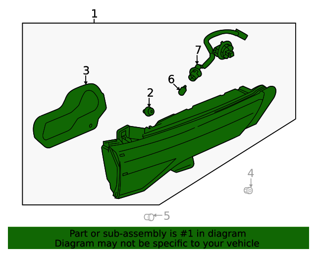 2022-2024 Mitsubishi Tail Lamp Assembly 8330B186 | Mitsubishi Parts ...