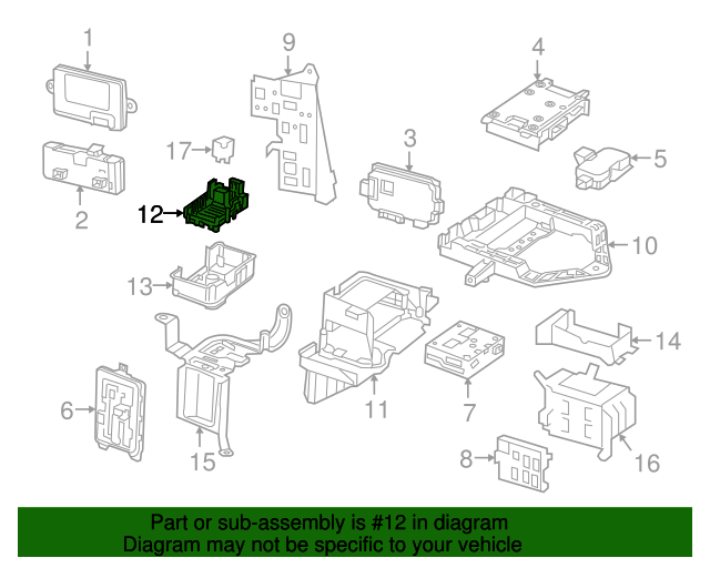223-906-67-03 - Fuse and Relay Center 2022-2024 Mercedes-Benz ...