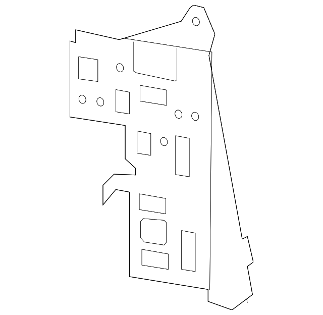 205-545-54-40 - Control Module Mount Bracket 2017-2018 Mercedes-Benz ...