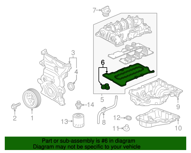 2016-2024 GM Cylinder Head Gasket Kit 12709179 GM | GMPartsDirect.com