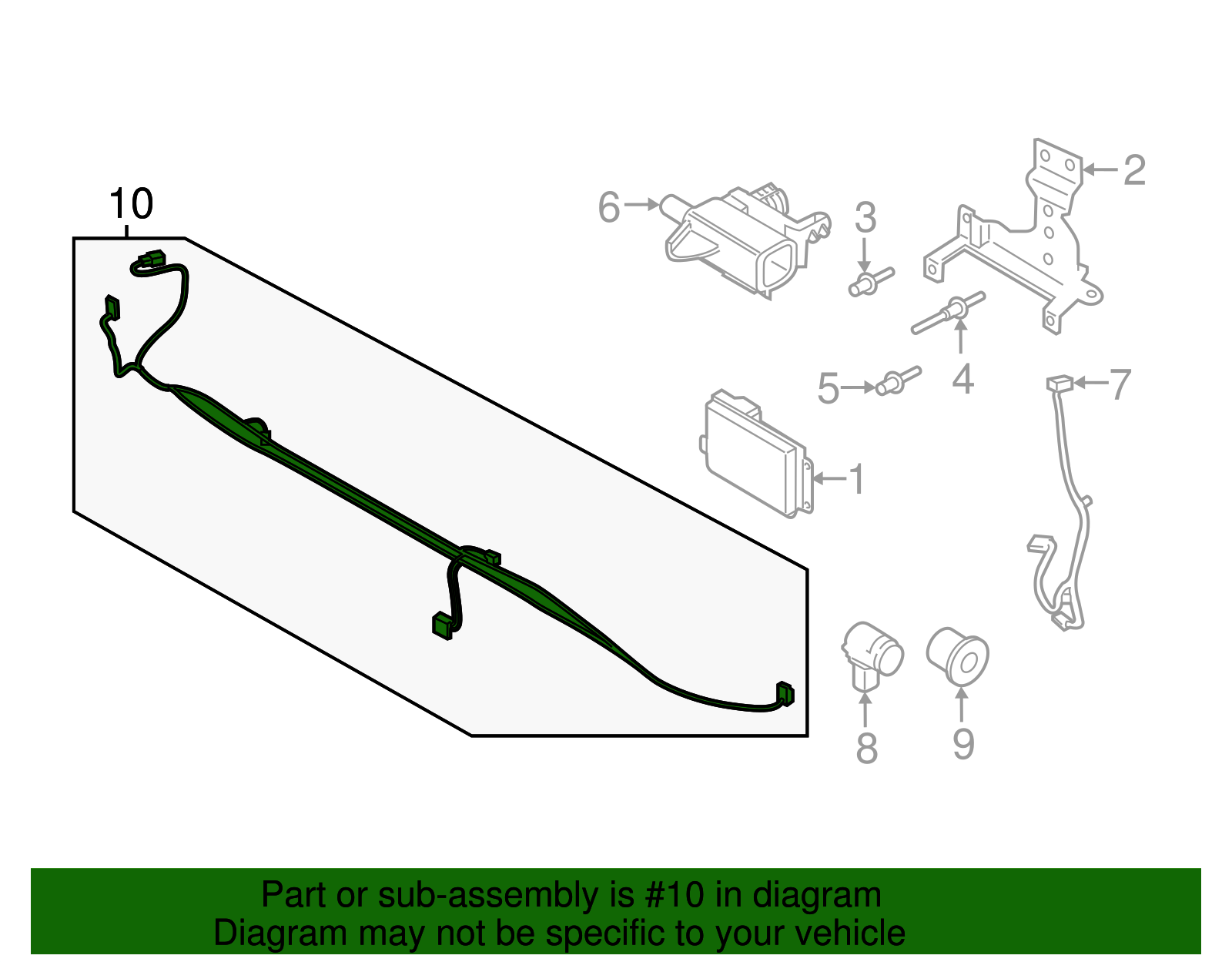 JL3Z-15K867-D - 2018-2020 Ford F-150 - Wire Harness | Ford OEM Parts Outlet