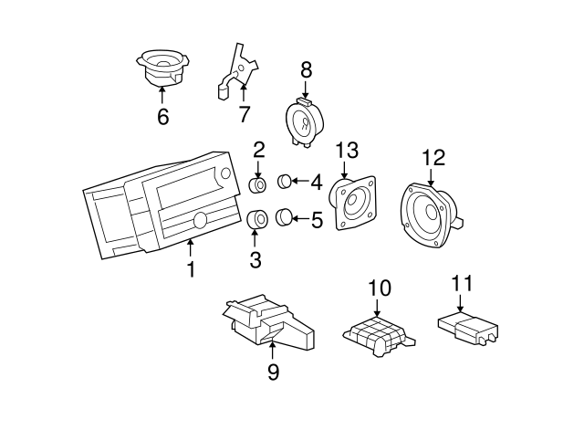 2007-2014 GM Heater, Air Conditioning, and Radio Control Module ...