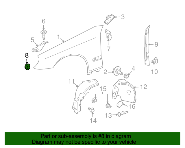000-987-14-39 - Bumper 2006-2011 Mercedes-Benz | Mercedes-Benz USA Parts