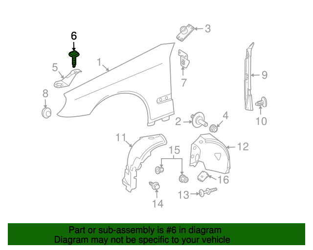 010-990-26-04 - Partition Panel Screw 2006-2023 Mercedes-Benz ...