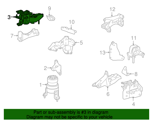 2016-2022 Lexus Side Mount 12305-0P010 | OEM Parts Online