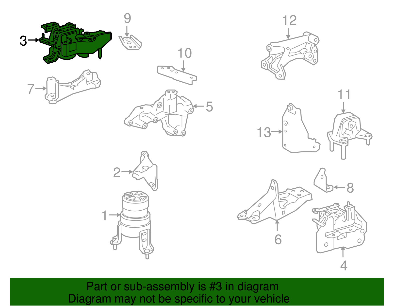 2016-2022 Lexus Side Mount 12305-0P010 | OEM Parts Online