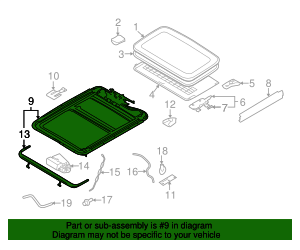 4F5-877-049-D - Frame Assembly 2005-2011 Audi | Audi OEM Parts