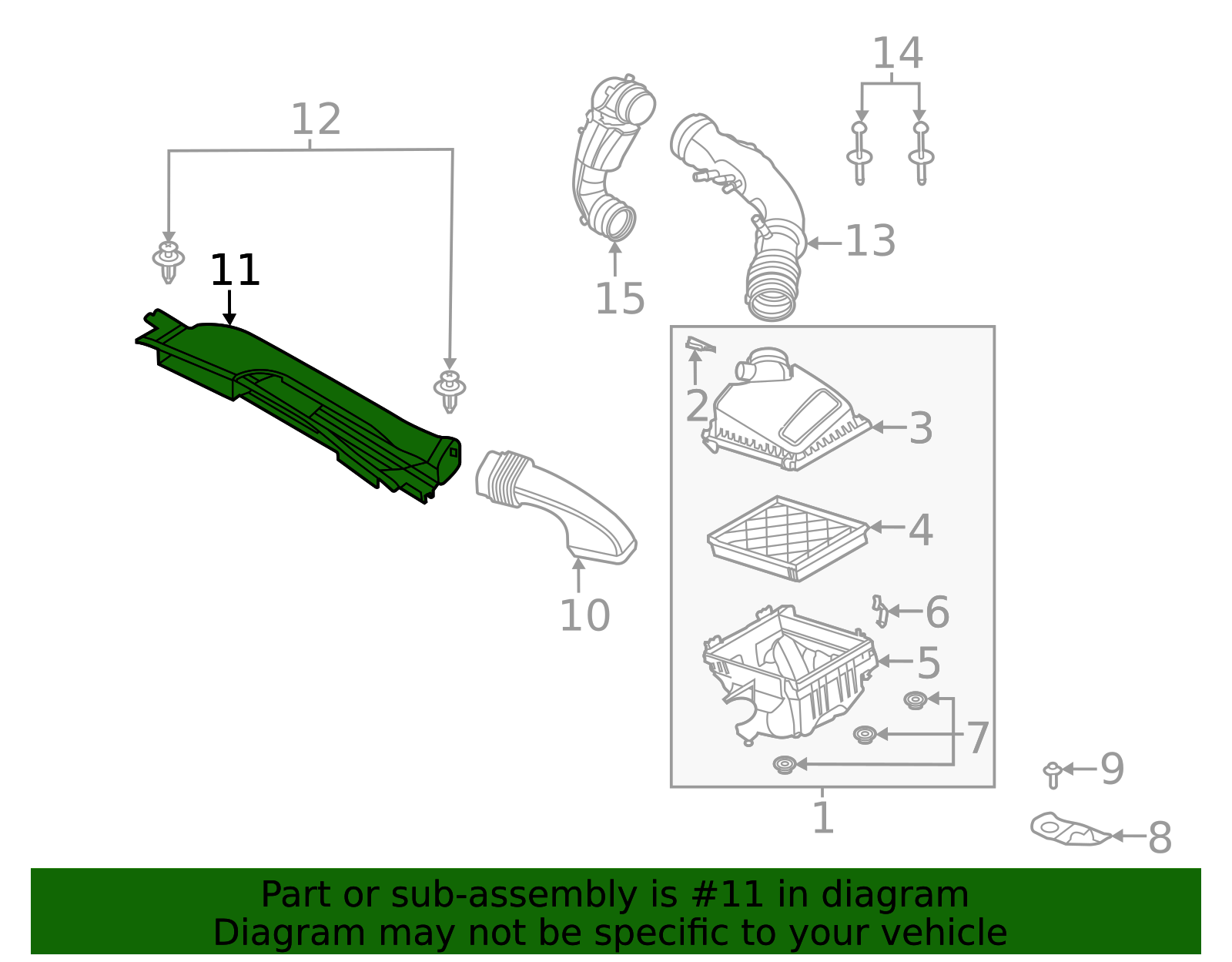 2020-2025 Ford Inlet Duct LX6Z-9A624-A | OEM Parts Online