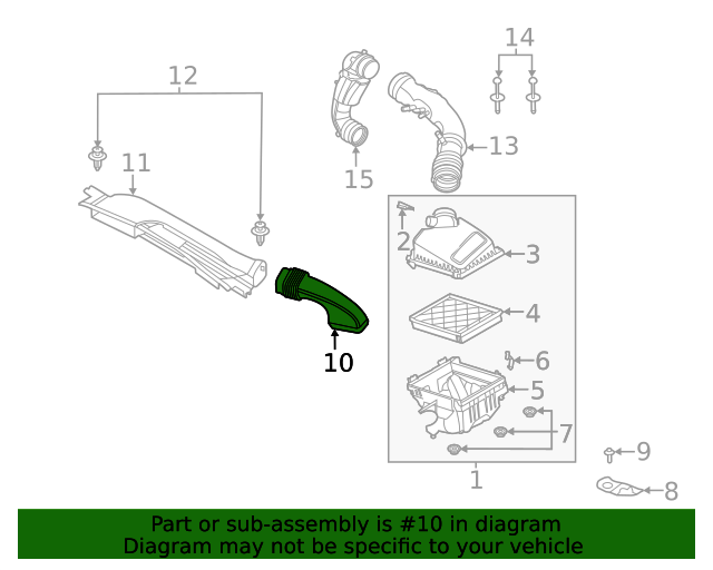 2020-2022 Ford Inlet Tube LX6Z-9C675-B | OEM Parts Online