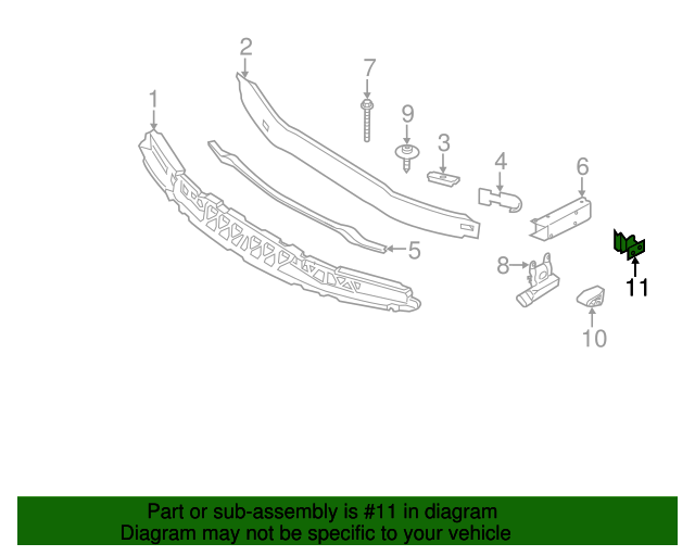 51-11-8-055-343 - Support Brace 2016-2021 BMW | BMW OEM Parts
