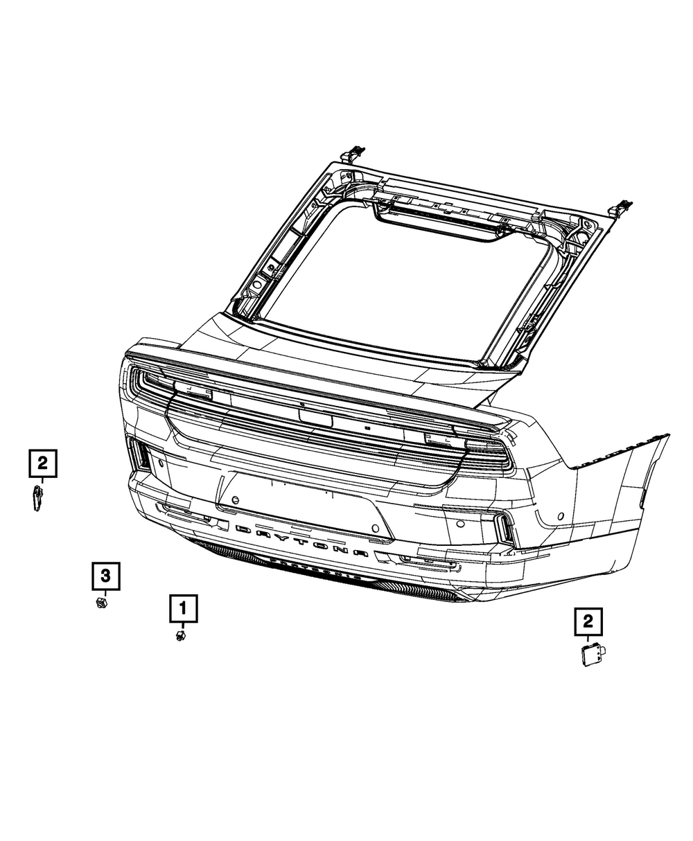2024 Dodge Charger Daytona Rear View Camera 68592461AD | Mopar eStore