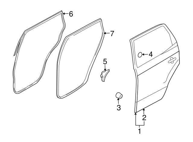 2010-2015 Hyundai Tucson Outer Panel 77121-2S000 | OEM Parts Online