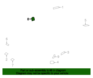 7L0-010-872-L - Engine Decal 2011-2017 Volkswagen Touareg ...