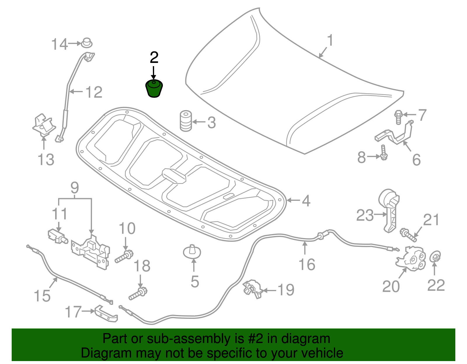 81737-1K000 - Lift Gate Bumper 2014-2025 Kia | Kia.Parts Store